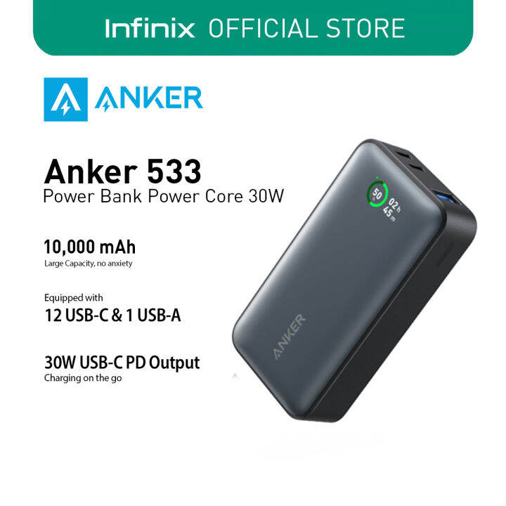 Anker 533 Wireless Power Bank 10,000mAh, PowerCore III 10K Wireless Portable Charger | Lazada PH