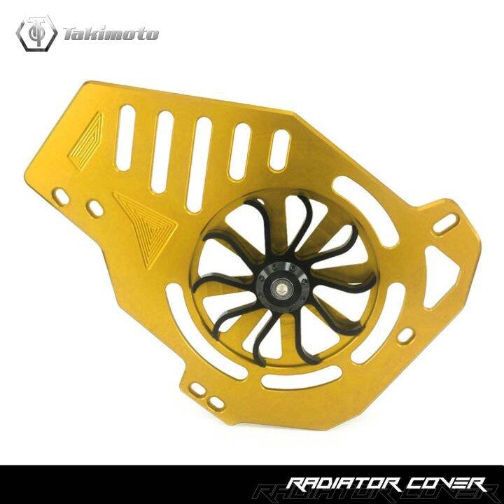 Takimoto NMAX V1V2 Click V1V2 Pcx Radiator Cover with Black Spinner ...
