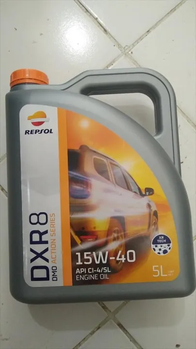 Oli Mesin Mobil Diesel Repsol DXR 8 15W-40 CI-4 SL 5 Liter Galon ...