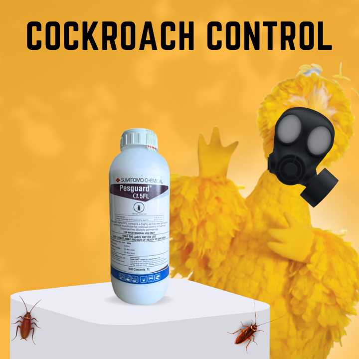 PESGUARD ALPHA 5FL - ESFENVALERATE - COCKROACH CONTROL - 1 LITER ...