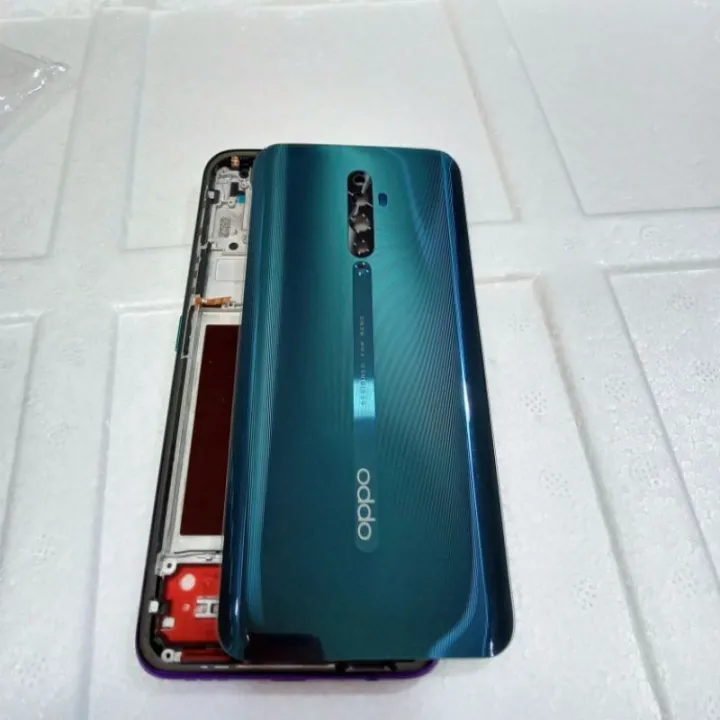 Casing Fullset Reno 2F + Tombol On Off Volume | Kesing Housing Backdoor + Frame Tatakan Lcd ...