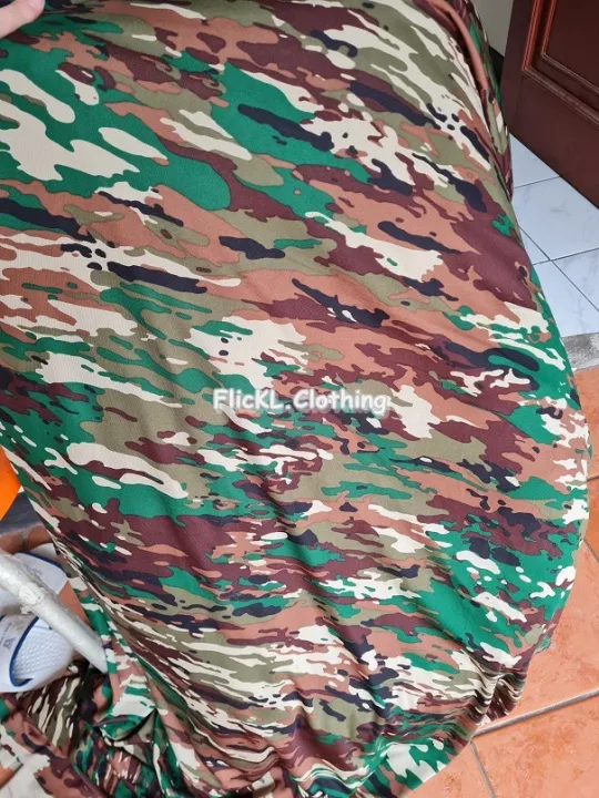 Bahan Kain Dryfit NKRI Terbaru Loreng TNI AD Kasad Terbaru Jersey Matra ...