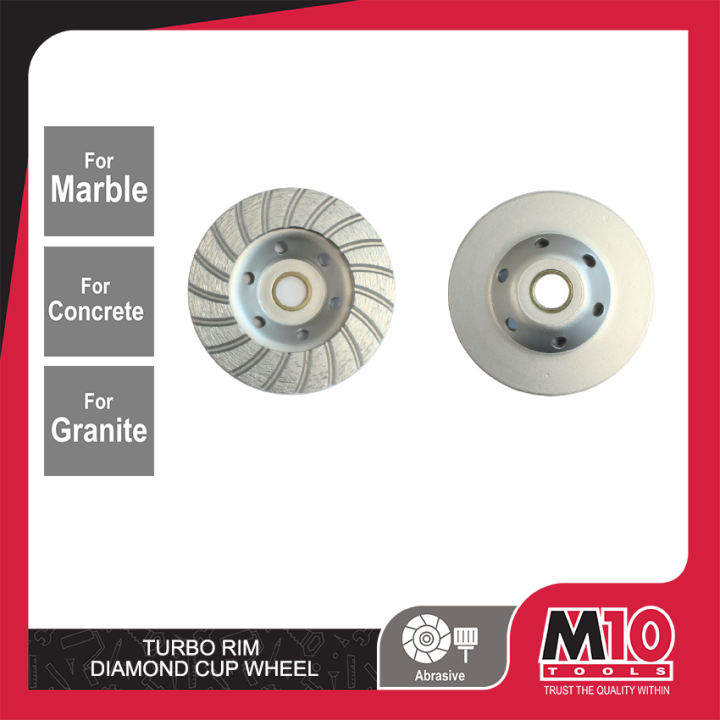 M10 Turbo Rim Diamond Cup Wheel - 105mm X 20mm | Lazada