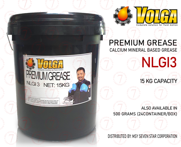 VOLGA PREMIUM NLGI3 15Kg High Performance Grease | Lazada PH