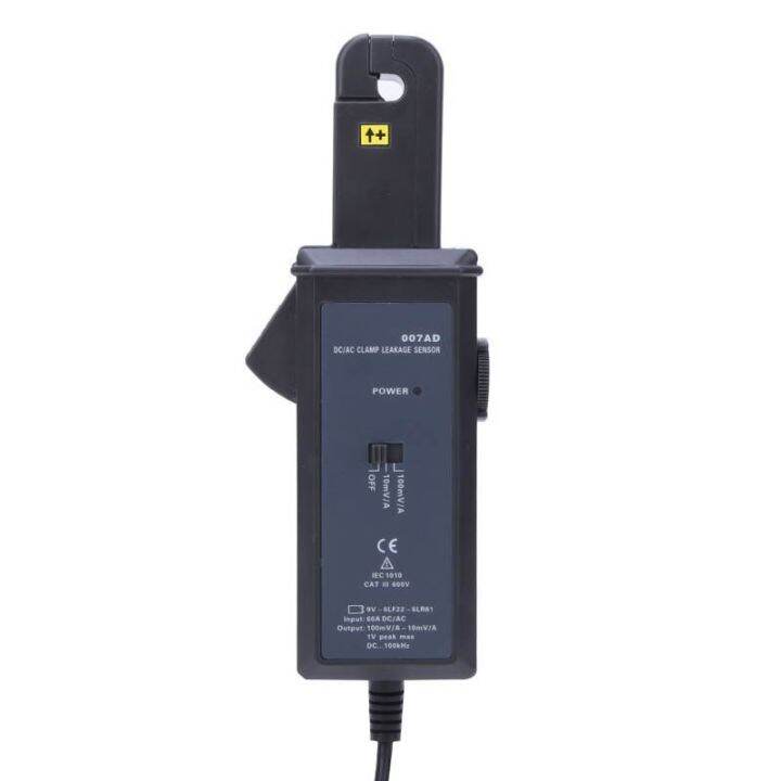 ETCR007AD 0Ma-60.0A DC/AC Water Leakage Clamp Current Sensor Meter ...