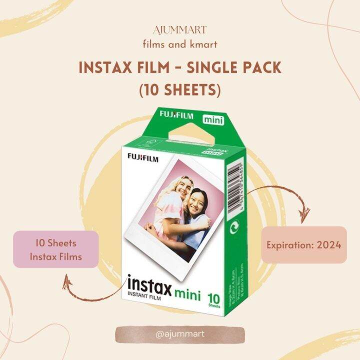 Fujifilm Instax Mini Film Single Pack - 10 sheets | Lazada PH