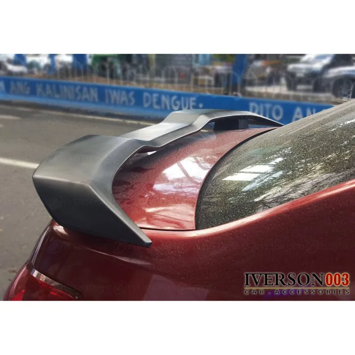 Modulo Spoiler with 3rd Brakelight for Toyota Vios 2014 to 2018 | Lazada PH