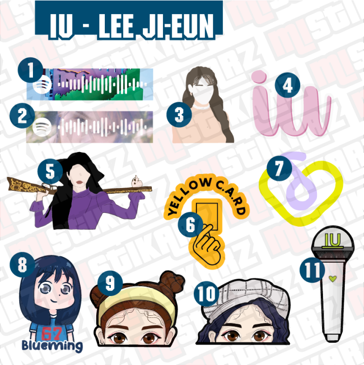 IU - Waterproof Sticker | Lazada PH