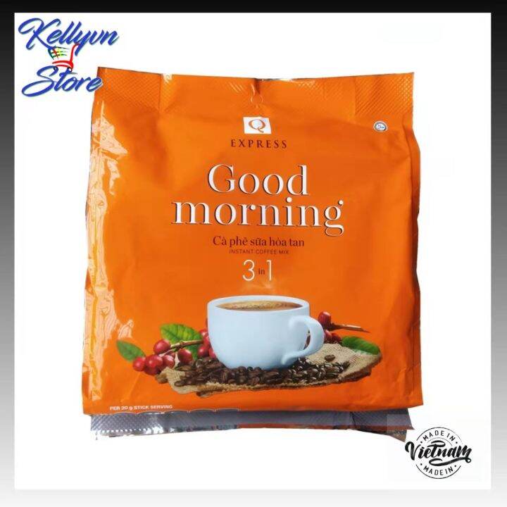 [Halal] Q Express Good Morning 3 In 1 Instant Coffee /越南Q牌Good Morning ...