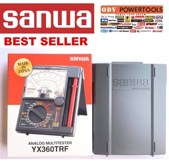 Sanwa YX360TRF Analog Multi-Tester Multi-Meter Made in JAPAN ODV ...