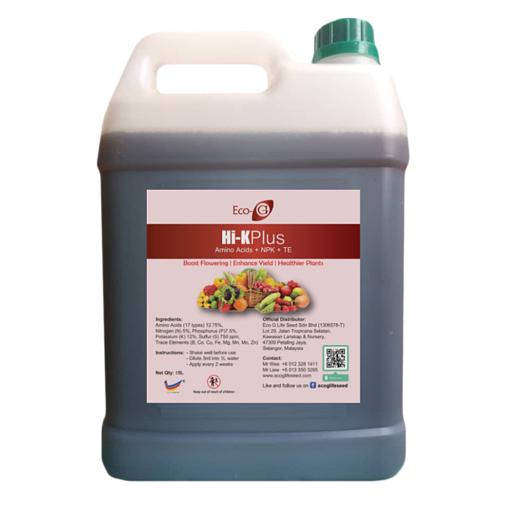 5l Baja Foliar Super Bio Eco G Hi K Plus Baja Air Npk Amino Asid