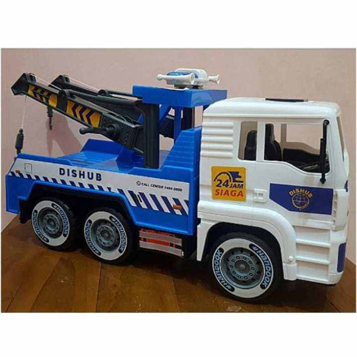 oozetoys146 - mainan anak mobil truk derek model dishub ukuran besar ...