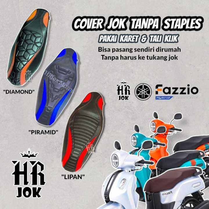 FAZZIO cover jok fazzio bisa pasang sendiri tanpa ke tukang jok pakai ...