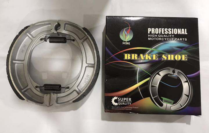 Nik's Brake Shoe Rubberized Without Canal For BARAKO 175/HD3 FRONT ...