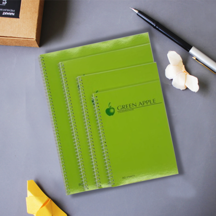 Green Apple Spiral Regular Notebooks | Lazada PH
