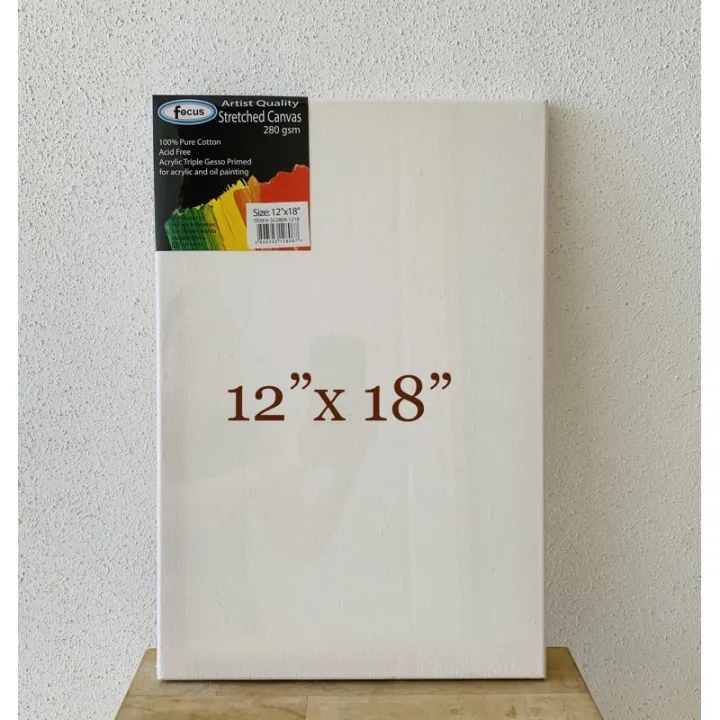 [12x18] Focus Stretched Canvas (280gsm) | Lazada PH