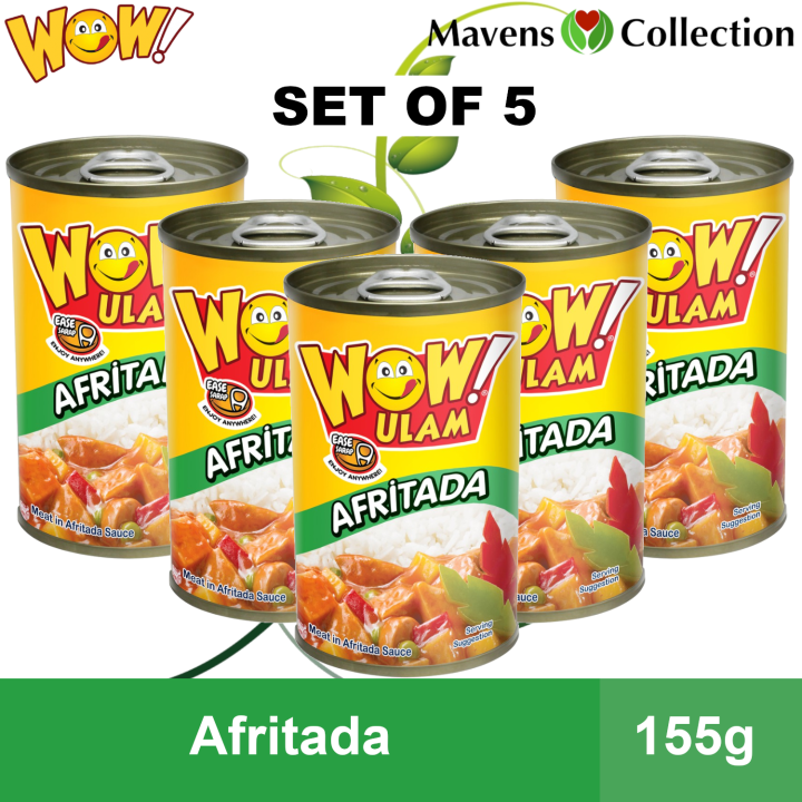 Wow Ulam Afritada 155G (Set of 5) by MAVENS COLLECTION | Lazada PH
