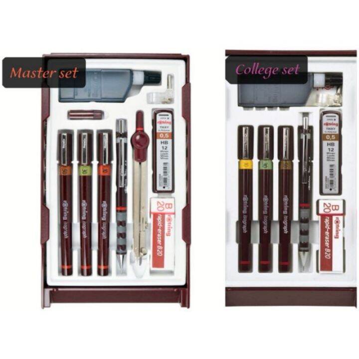 Original ROTRING TECHNICAL PEN SET | Lazada PH