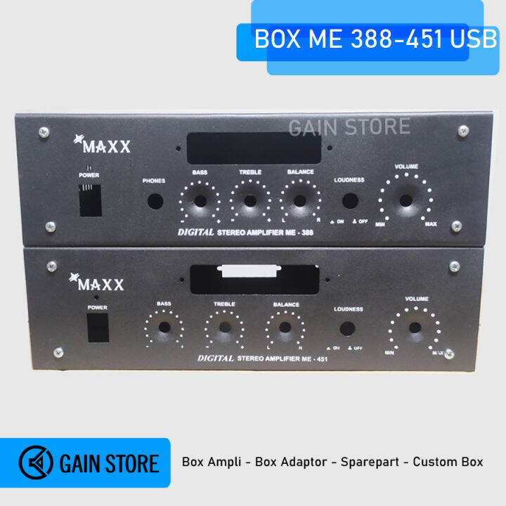 BOX AMPLI AMPLIFIER 388 451 USB PLAT BESI | Lazada Indonesia
