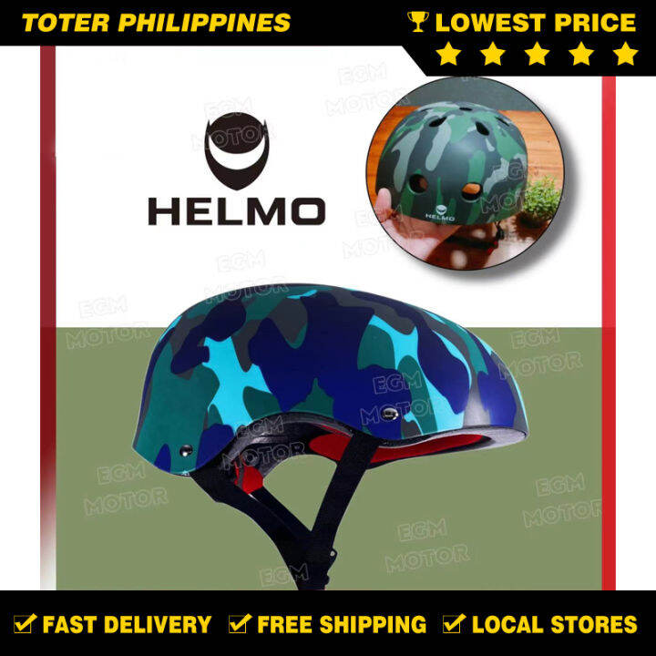 MOTORCYCLE BIKE HELMO NUTSHELL HELMET ADJUSTABLE | Lazada PH