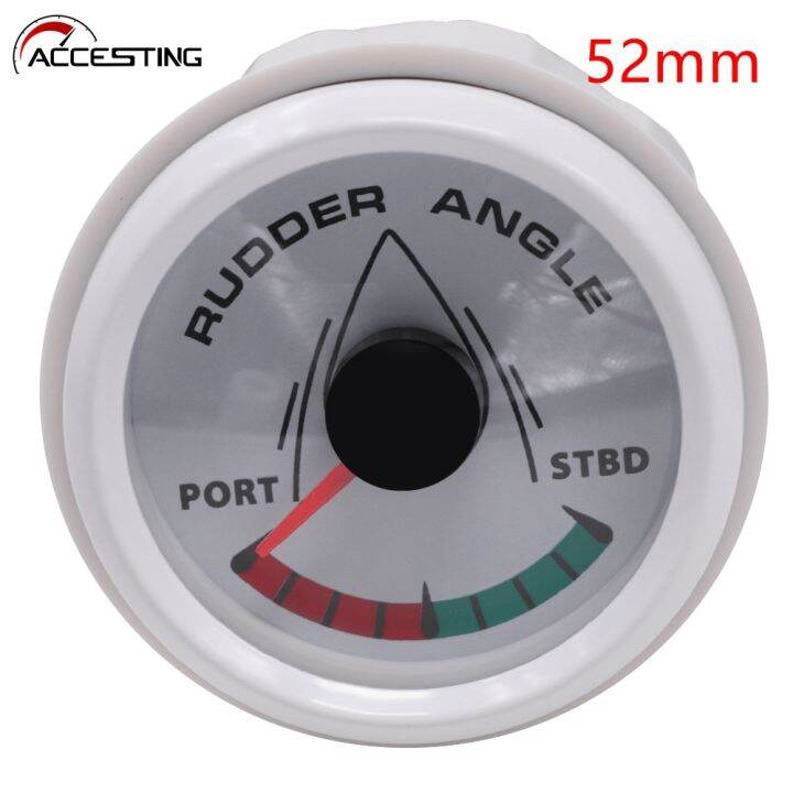 52mm 0-190ohm marine rudder angle display + dual rudder single station ...