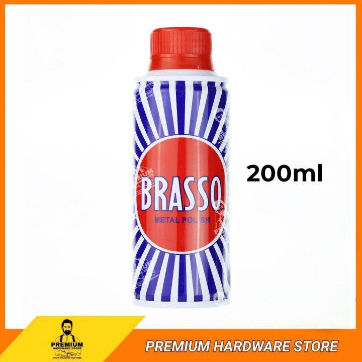 BRASSO Metal Polish Liquid 200ML Refreshing Stainless Steel Brass Metal ...