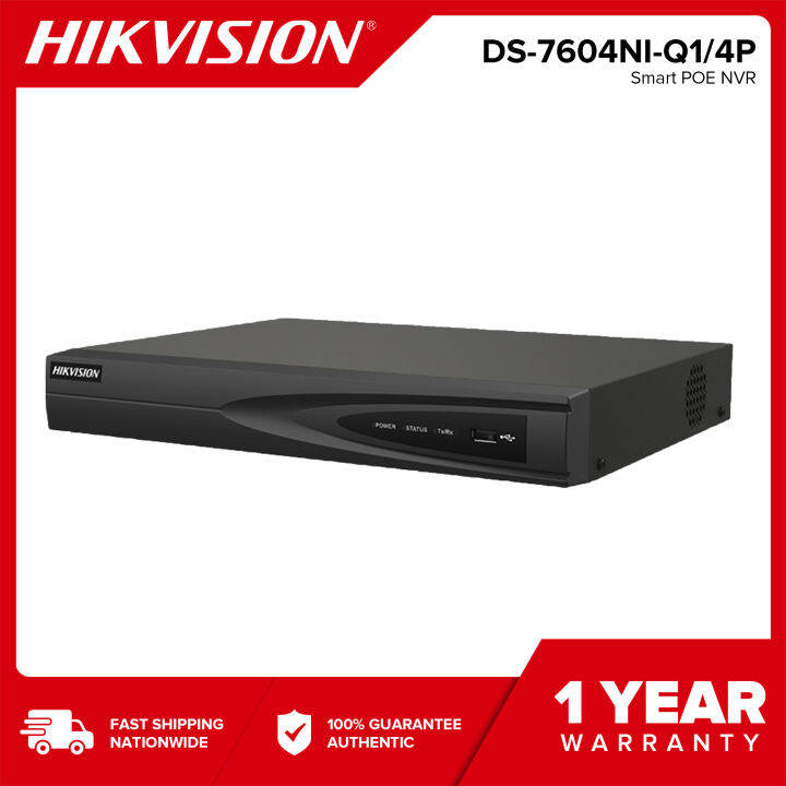 Hikvision DS-7604NI-Q1/4P POE NVR | Lazada PH