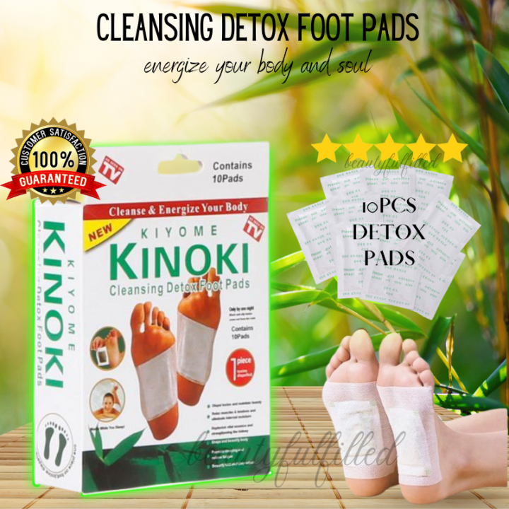 Kinoki Cleansing Detox Foot Pads for Body Cleansing Effectively Removes Toxins Impurities ...