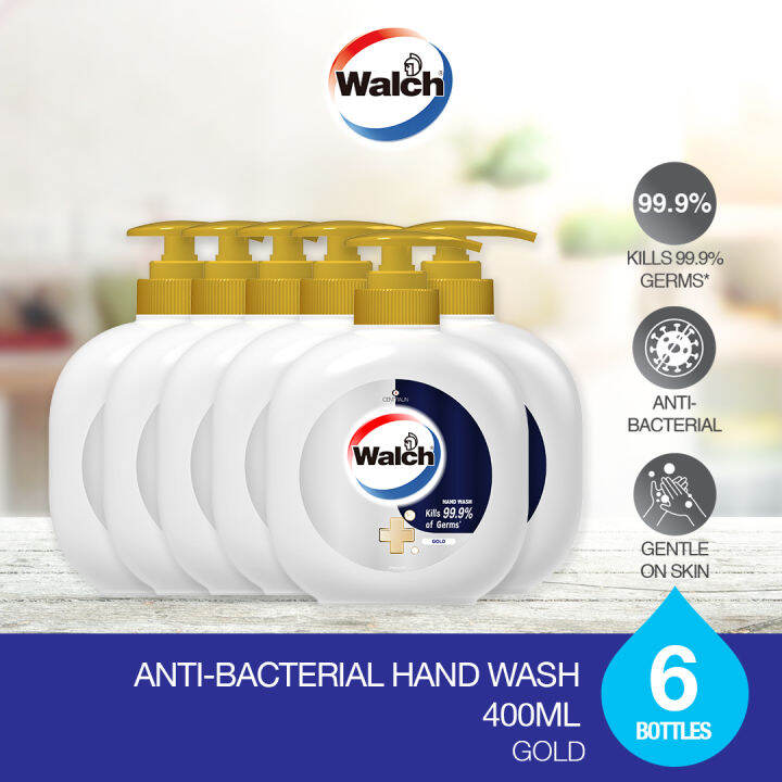 Walch® Anti-bacterial Hand Wash 400ml x 6 bottles | Lazada Singapore