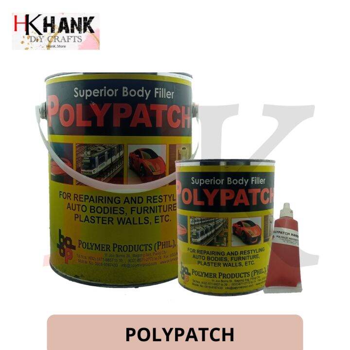 Polypatch Body filler (masilya ) with hardener | Lazada PH