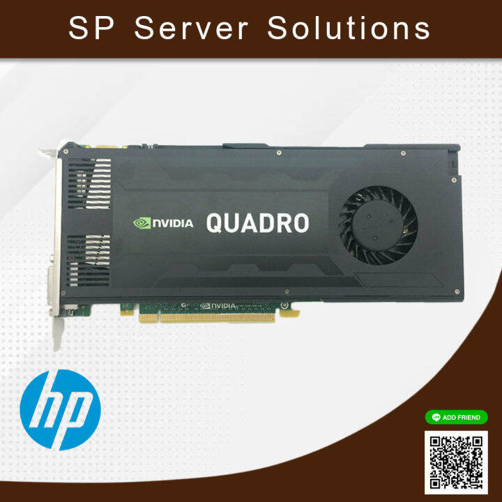 NVidia Quadro K4000 713381-001 DVI 2 x Display Port Pci-e 3GB GDDR5 Graphics Card GFX | Lazada.co.th