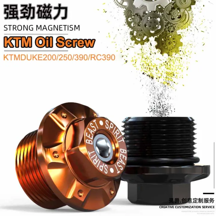 Motorcycle Oil Screw for KTM Duke DUKE250/200 RC390 Engine Oil Pan Oil ...