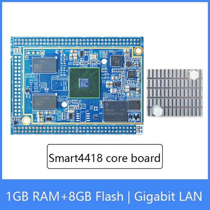 Smart4418 Core Board+Heat Sink S5P4418 Quad Core 1+8G EMMC Gigabit LAN ...