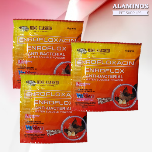 [APS] 3PCS ENROFLOX 6g/ANTI-BACTERIAL/WATER SOLUBLE POWDER/GAMEFOWL/KING SLASHER | Lazada PH