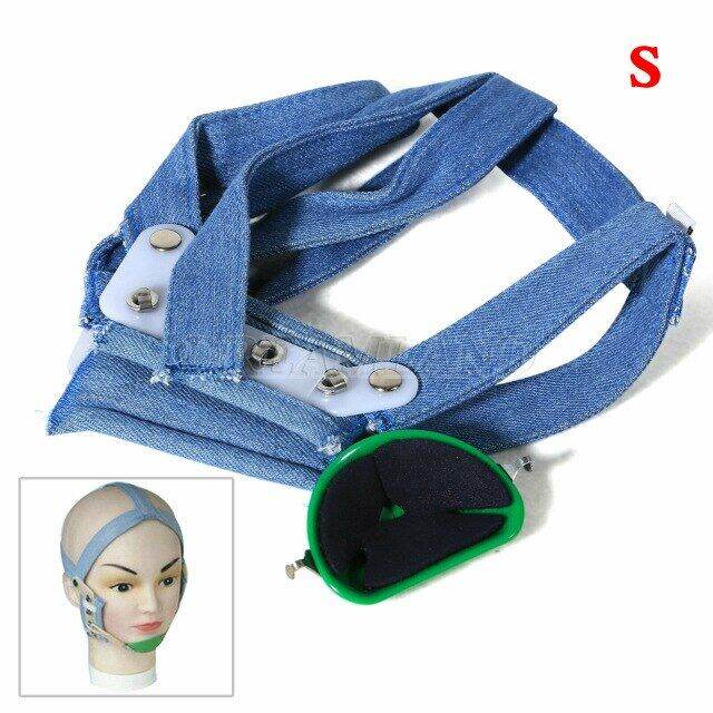 Dental Orthodontic High - Pull Headgear With Rigid Chin Cap High Pull ...