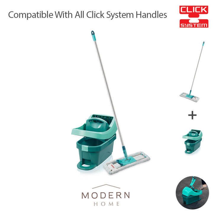 LEIFHEIT Profi Cleaning Mop Set / Click System / Flat Mop / Floor Wiper ...