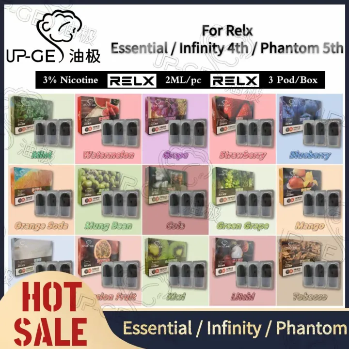 3pcs in 1 box RELX RELX Infinity Pro Pods (3PC POD) VDP Lychee 3% ...