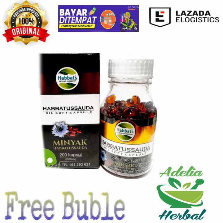 Habbatussauda Oil soft capsule 200 kapsul | Minyak Habbat Sehat Nabawi ...