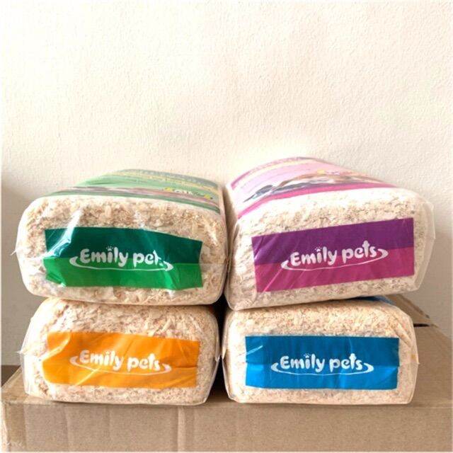 Emily Pets Premium Wood Flakes, 1kg, natural bedding, available in ...