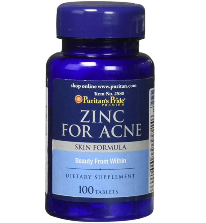 Puritan's Pride Zinc for Acne with vit ACE, Mineral for Immune System ...