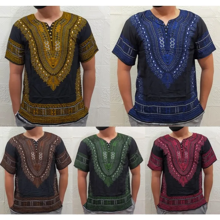 JuraganDashiki Shirt/Batik/Indian/Bohemian/Boho/African/Tribal/Rasta ...