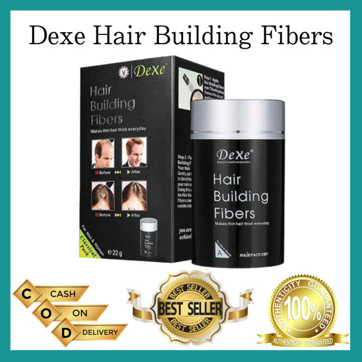 Authentic Dexe Hair Building Thickening Fibers 22g Effective Hair Loss ...