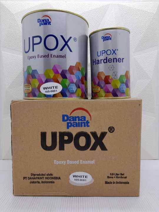 UPOX Epoxy + Hardener 0,9Ltr / Set / Cat Lantai Keramik / Floor Coating ...