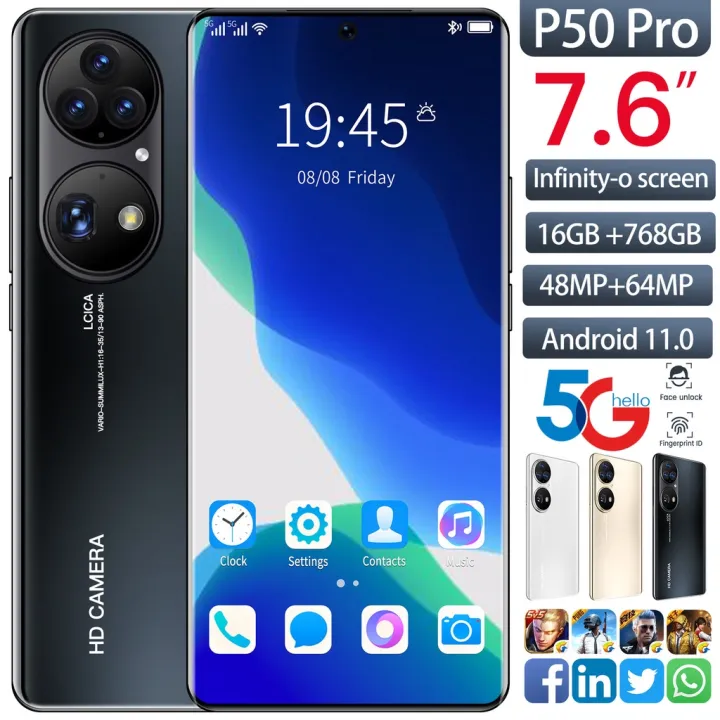 HAUWEI P50 Pro Original Cellphone Sale 5G Smartphone 8GB + 256GB Mobile phone on sale Dual sim ...