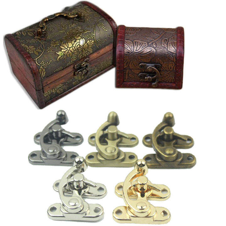 Gift Hook Jewelry Hasps Box Padlock With Screws For Furniture Hardware ...