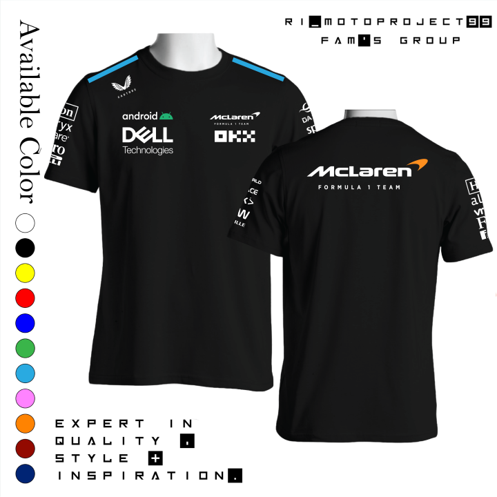 Tshirt Baju Kaos Team Official McLaren F1 Grand Prix Series High ...