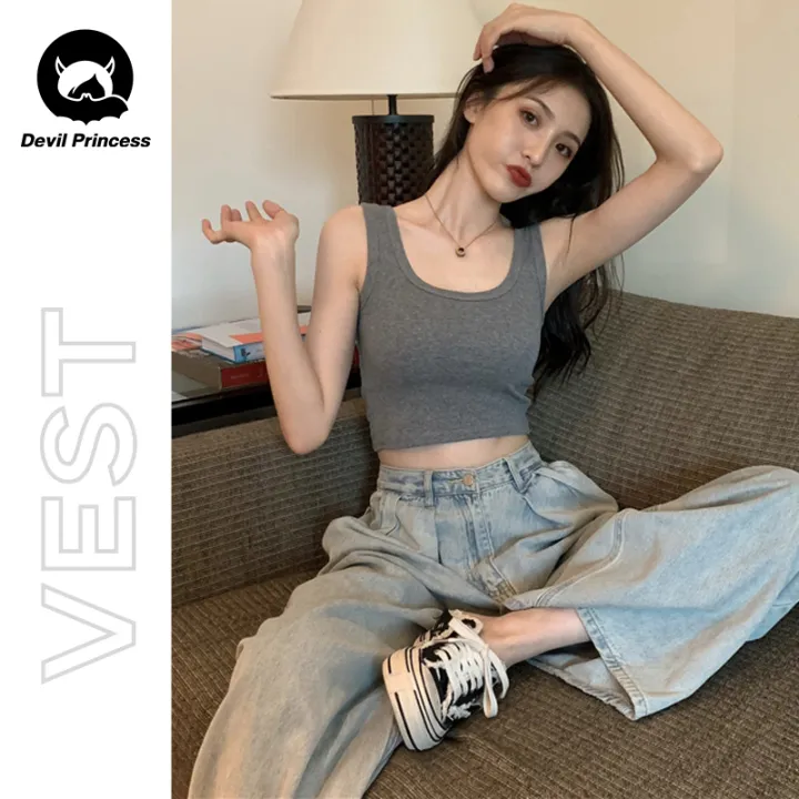 DevilPrincess ดีไซน์สะดือสั้นเอวสูงพร้อมสัมผัสเฉพาะการสวมใส่ด้านนอก ...
