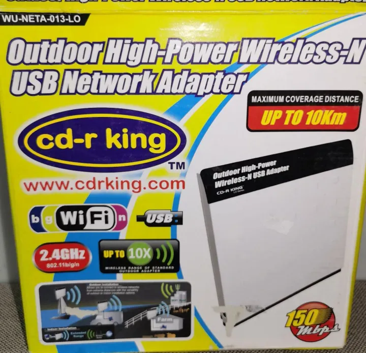 Cd-r King Outdoor High power Wireless-N Usb Network adapter | Lazada PH