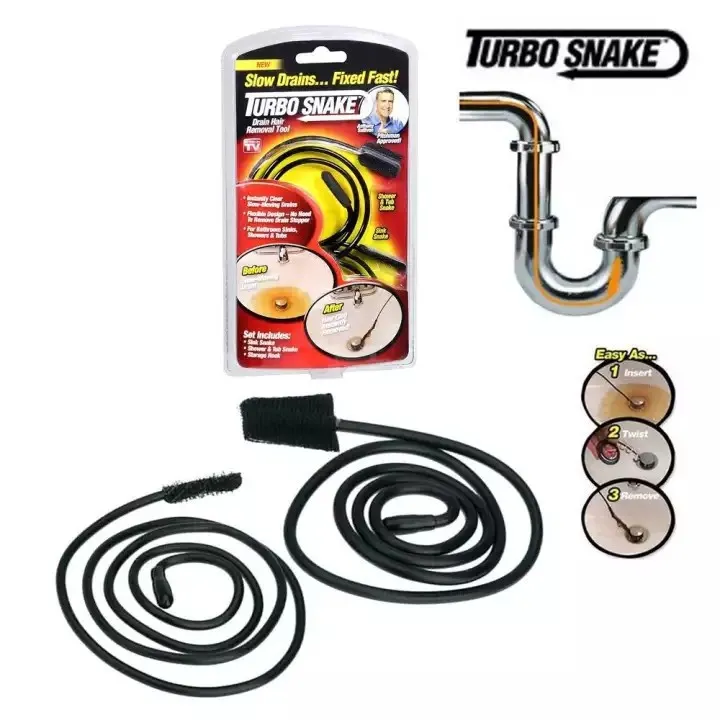 อุปกรณ์ทำความสะอาดท่อ Turbo Snake รุ่น TurboSnake-00c-J1 | Lazada.co.th