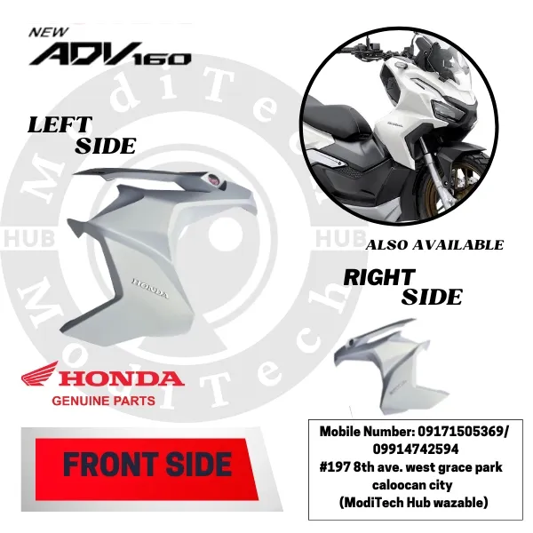 HONDA GENUINE FRONT SIDE MATTE WHITE FOR ADV 160 | Lazada PH
